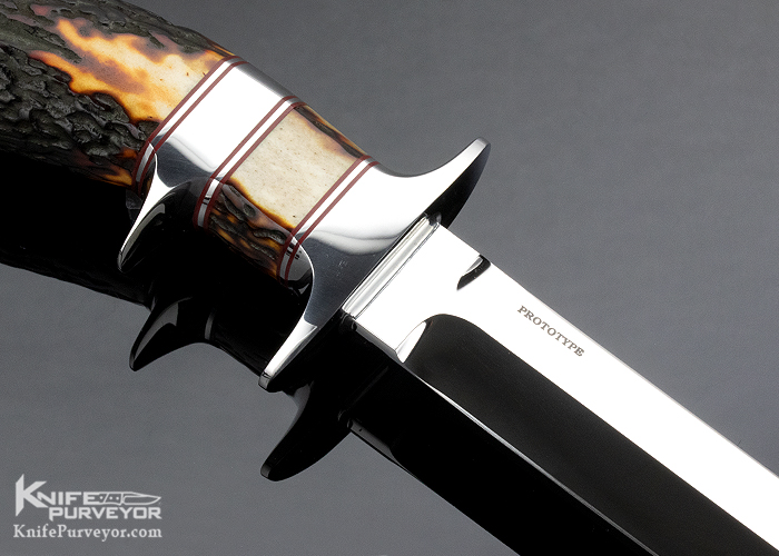 Ricardo Velarde Custom Knife Amber Stag Sub-Hilt Dagger Prototype ...