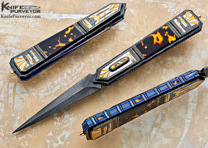 Jim & Joyce Minnick Custom Knife "Trompe l'oeil" Dagger with Doug ...