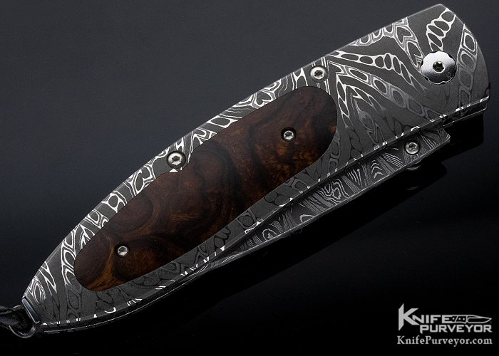 William Henry Custom Knife B05 Monarch ORVIS Damascus and Desert ...