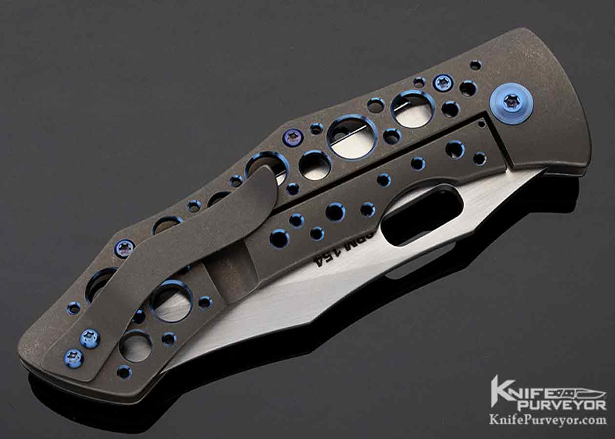 Ed Cope Custom Knife R33 Titanium Framelock - Knife Purveyor
