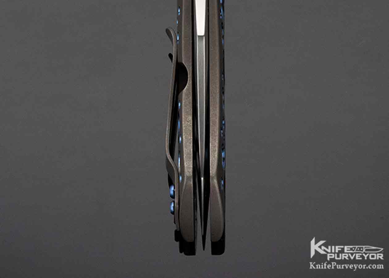 Ed Cope Custom Knife R33 Titanium Framelock - Knife Purveyor