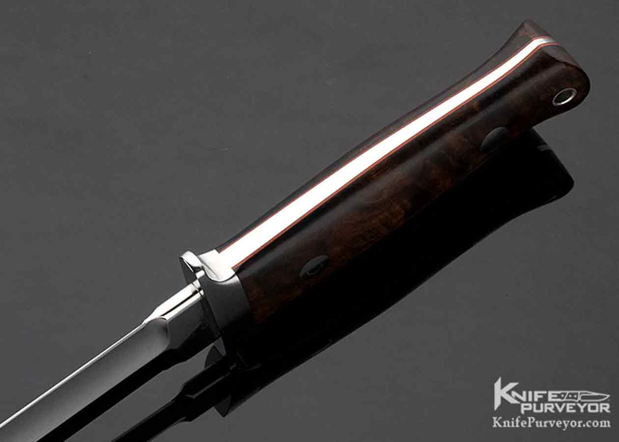 Marcus Lin Custom Knife Desert Ironwood Dagger - Knife Purveyor