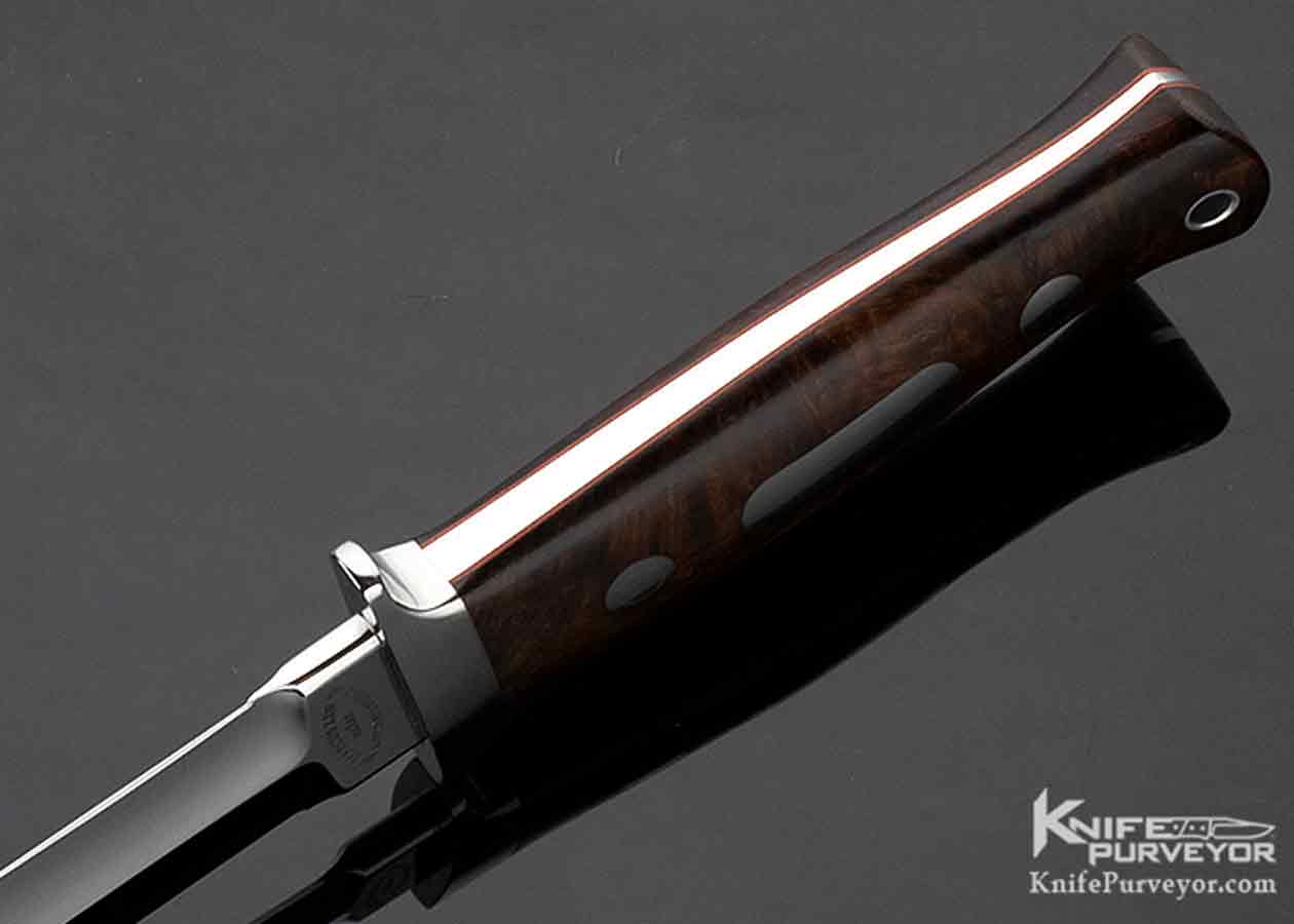 Marcus Lin Custom Knife Desert Ironwood Dagger - Knife Purveyor