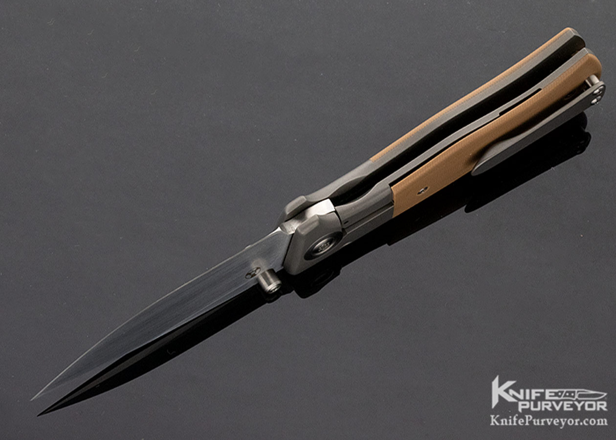 Todd Rexford Custom Knife Mini Epicenter Micarta Frame Lock - Knife ...