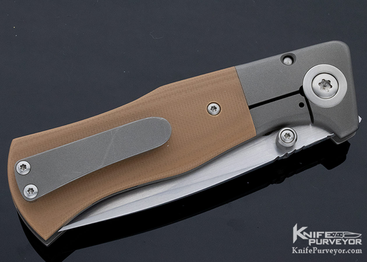 Todd Rexford Custom Knife Mini Epicenter Micarta Frame Lock - Knife ...