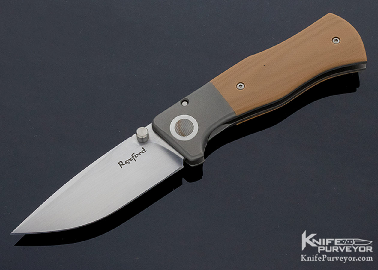 Todd Rexford Custom Knife Mini Epicenter Micarta Frame Lock - Knife ...