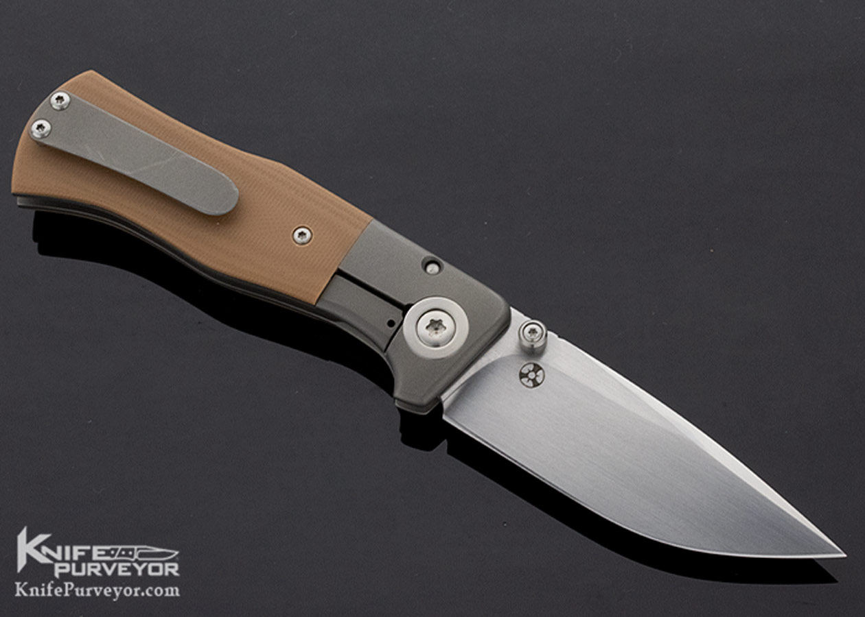 Todd Rexford Custom Knife Mini Epicenter Micarta Frame Lock - Knife ...
