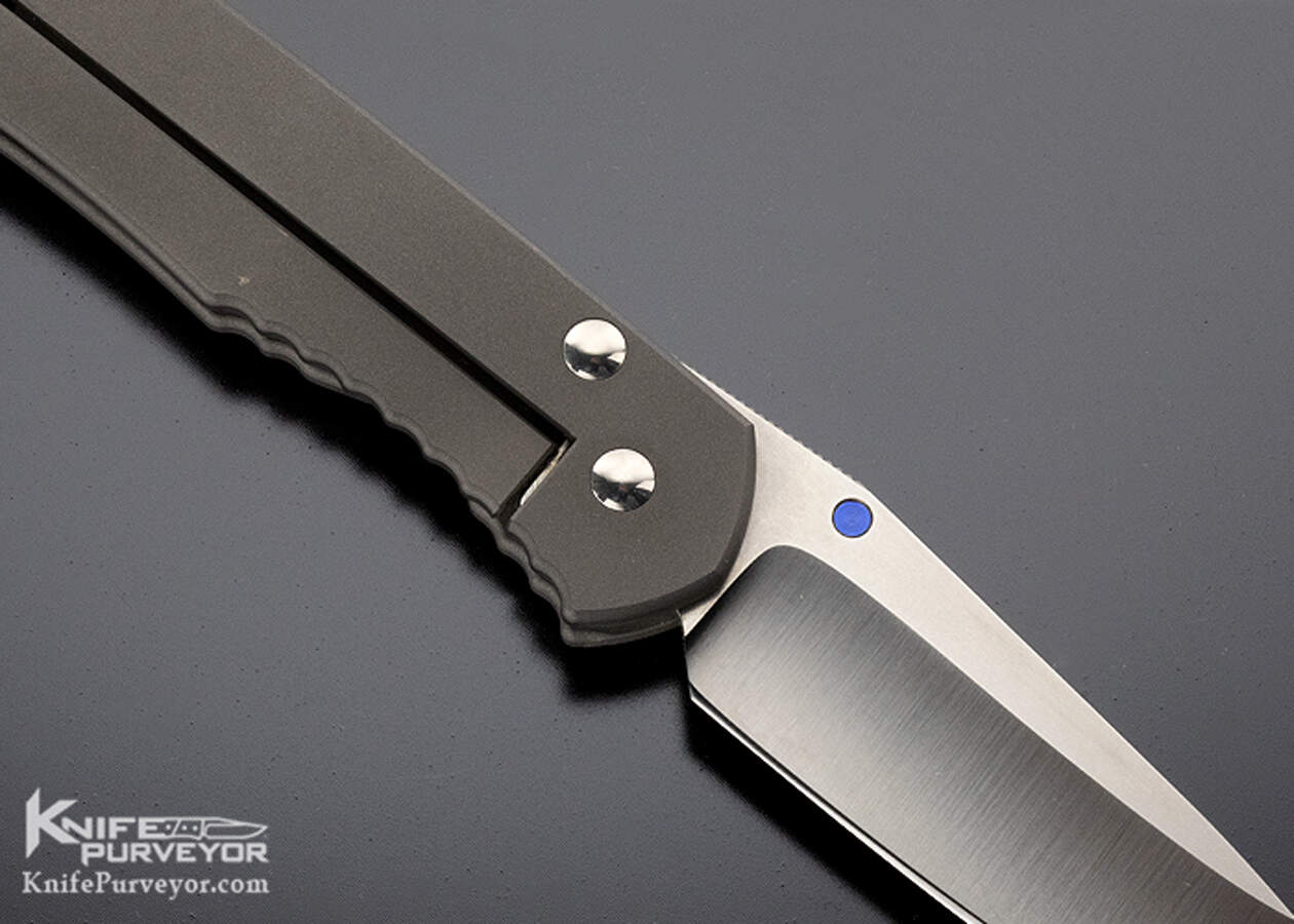 Chris Reeve Custom Knife Small Sebenza Unique Graphics with Tourmaline ...