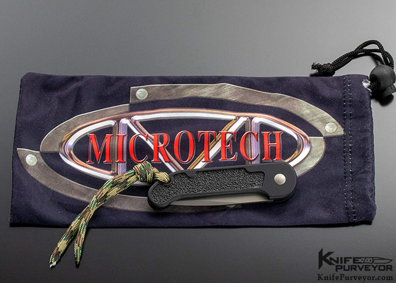 Microtech Custom Knife Aircraft Grade Aluminum with high Grip Inserts ...