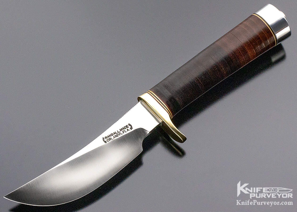Randall Made Custom Knife Model 20 "Yukon Skinner" Stacked Leather with ...
