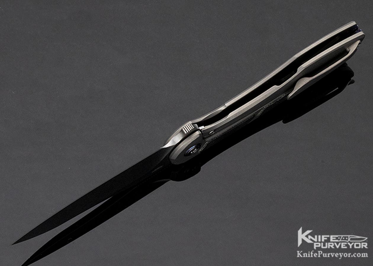 Brad Southard Custom Knife Mini Tolk Frame Lock Flipper - Knife Purveyor