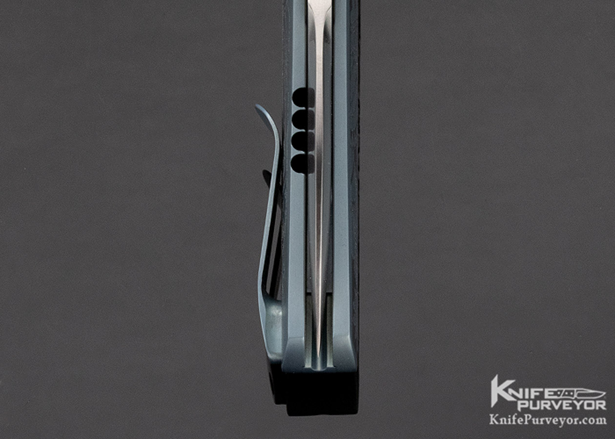 Ken Onion Custom Knife Tiki Laser Engraved Anodized Ti Frame Lock ...