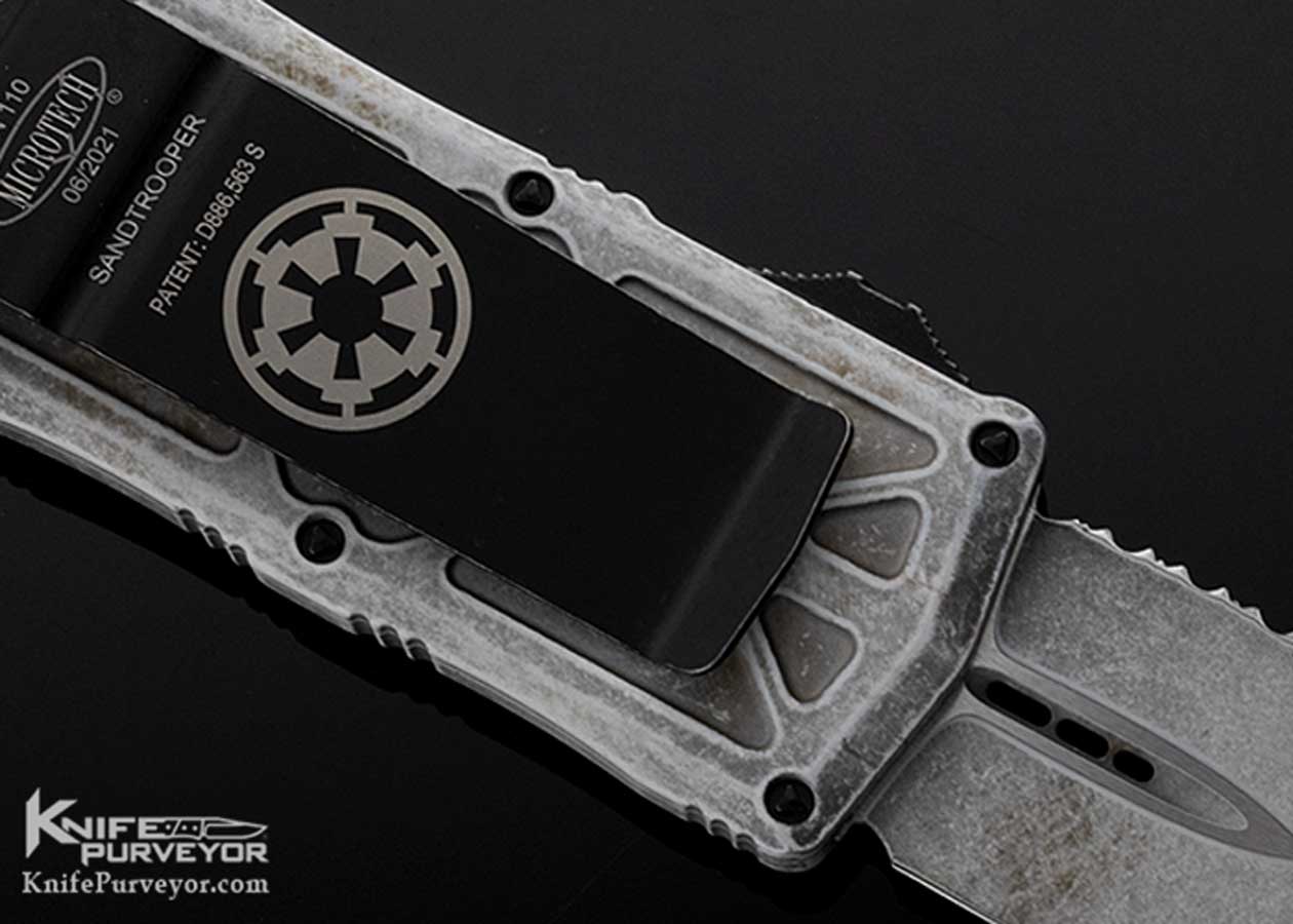 Microtech Custom Knife Exocet D/E SA 157-3 SA "Sand Trooper" - Knife ...