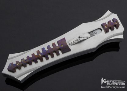 Paul Panak (Burn Knives) Custom Knife Stingray OTF Automatic with Moku ...