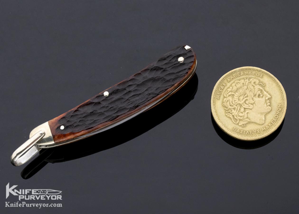 Tomonari Hamada Custom Knife Jigged Bone with Federal Shield and ...