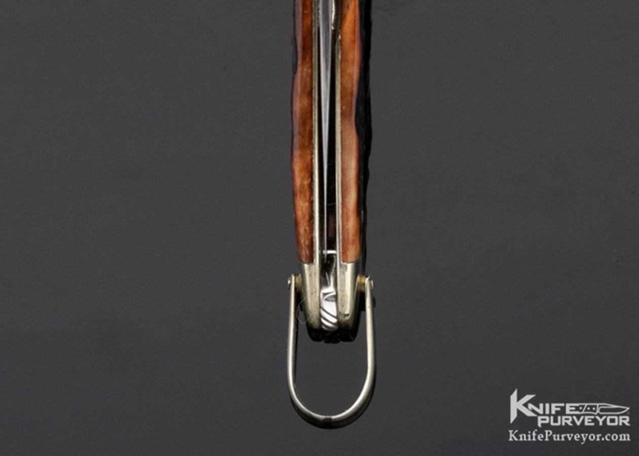 Tomonari Hamada Custom Knife Jigged Bone with Federal Shield and ...