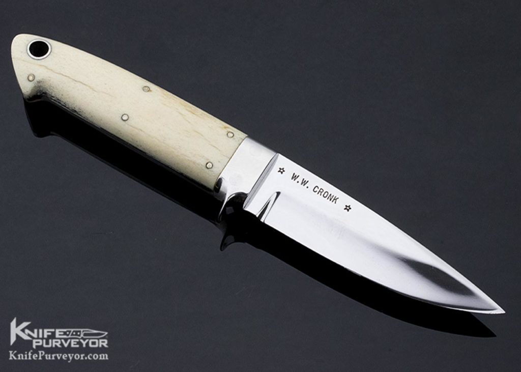 WW Cronk Custom Knife Japanese Market Bone Handle Hunter - Knife Purveyor