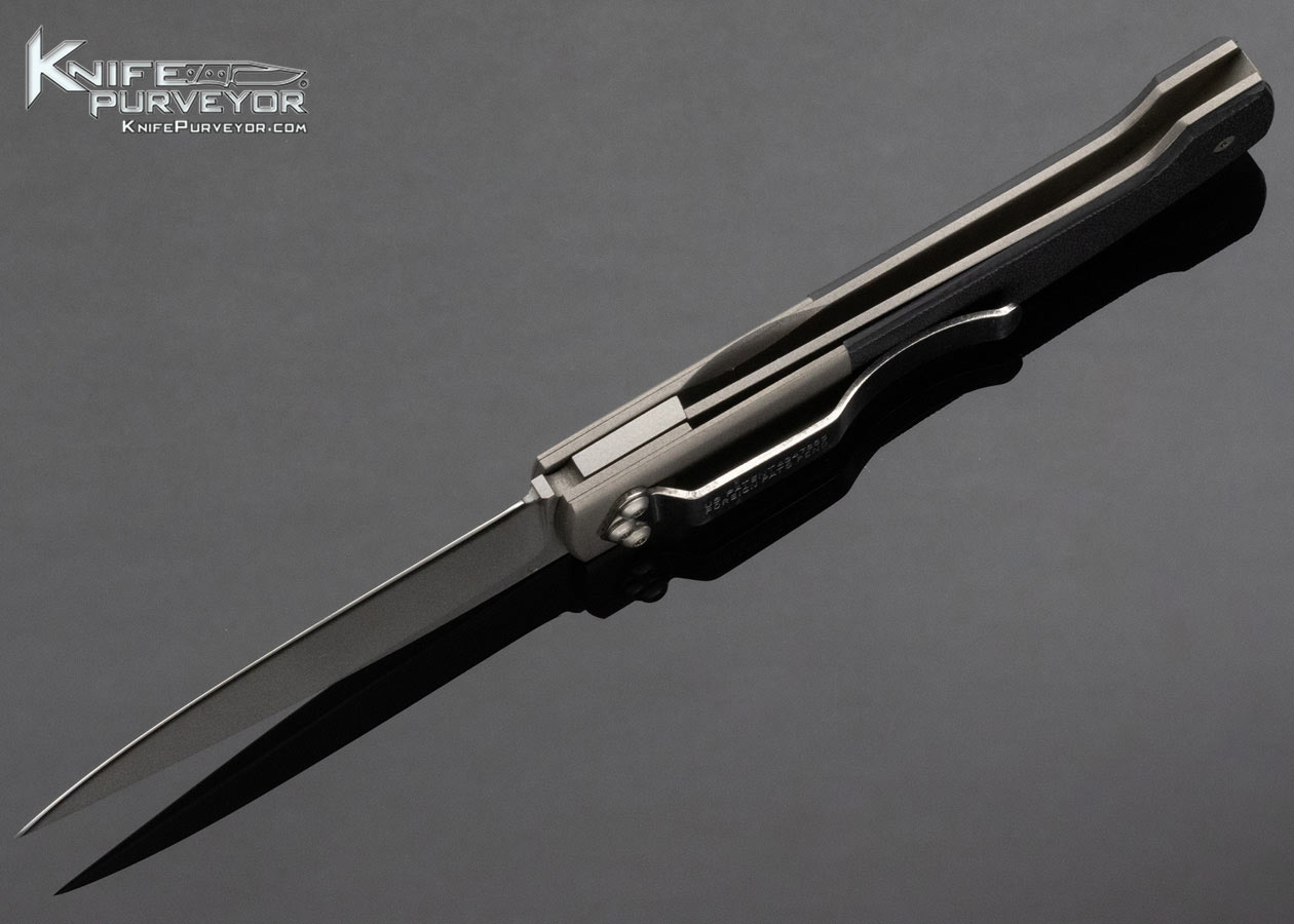 Kit Carson Custom Knife G10 and Titanium Tactical Linerlock - Knife ...
