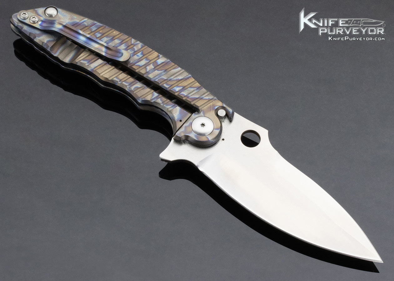 Steve Ryan Custom Knife Kanga Stretch Titanium Frame Lock - Knife Purveyor