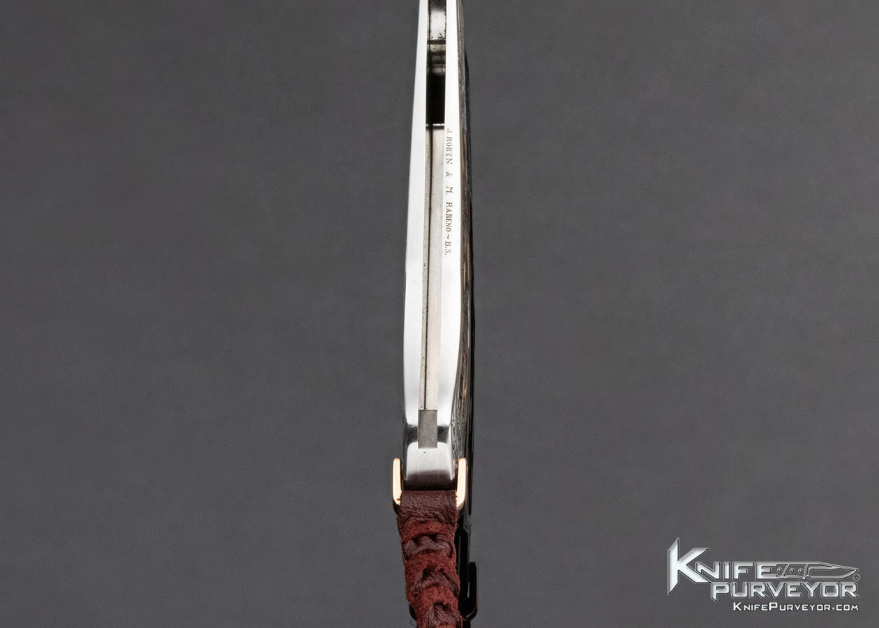 Ron Lake Custom Knife Jon Robyn and Martin Rabeno Engraved Barrett ...