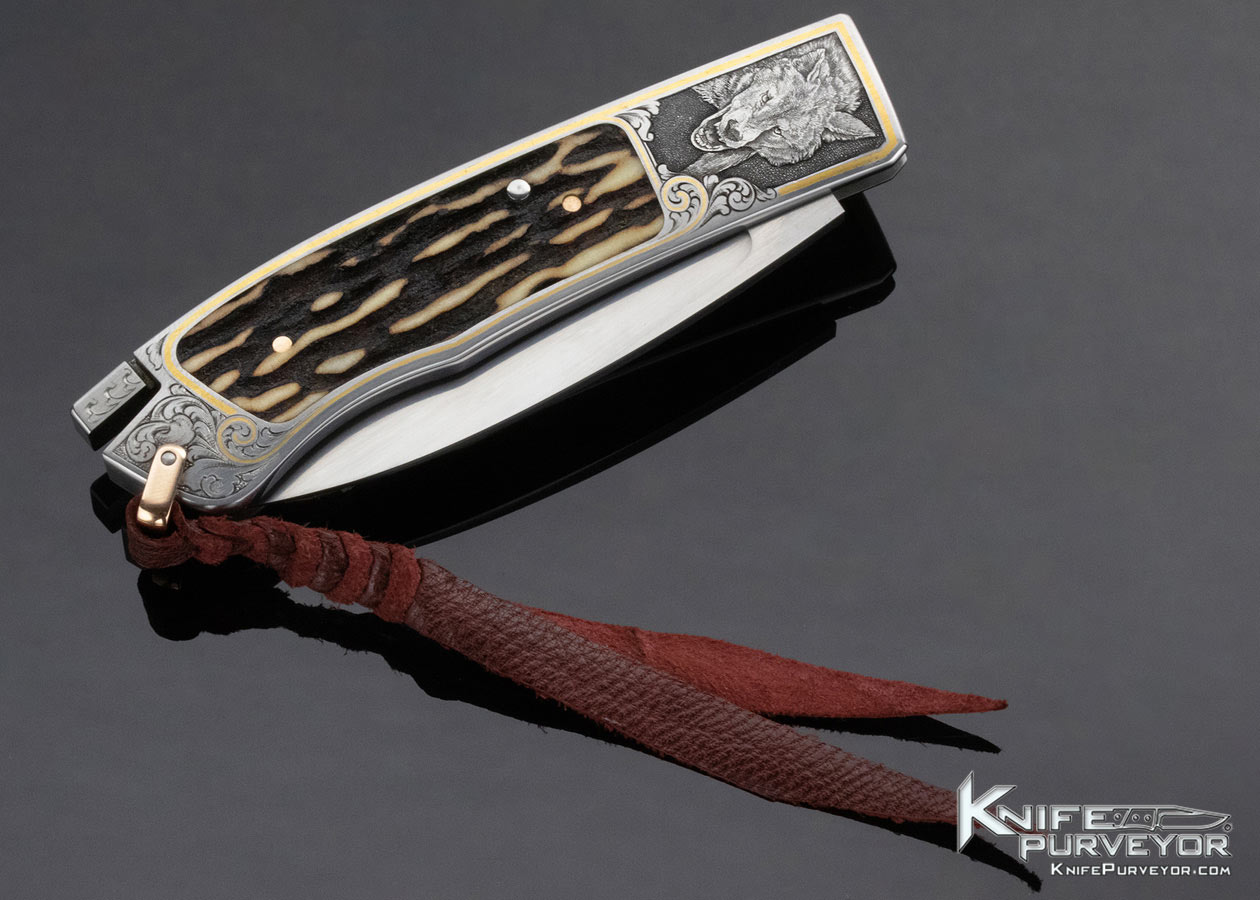 Ron Lake Custom Knife Jon Robyn and Martin Rabeno Engraved Barrett ...
