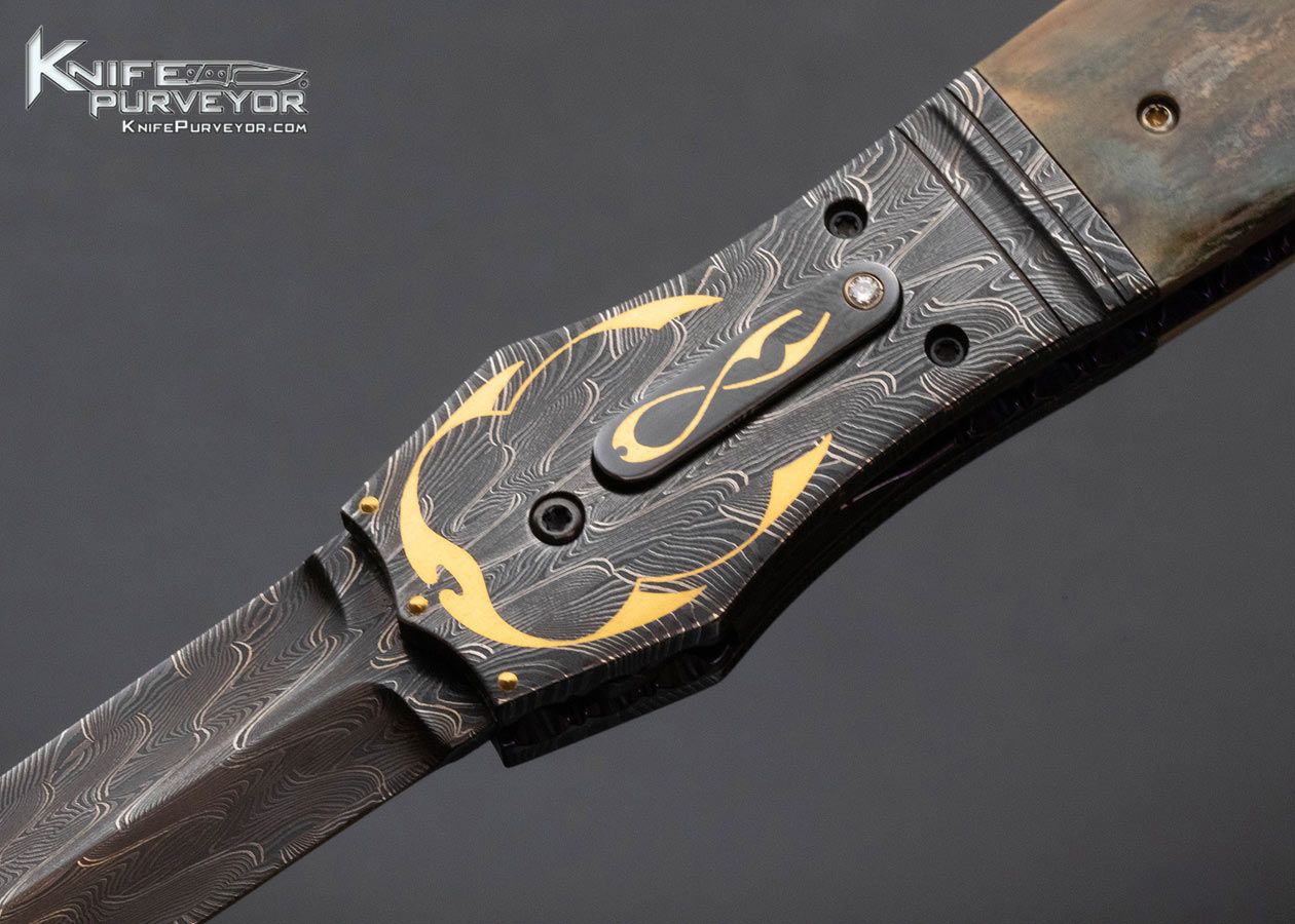 Jim Minnick Custom Knife Engraved By Joyce Minnick 24Kt Gold Inlaid ...