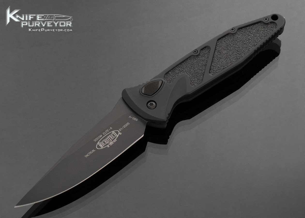 Microtech Custom Knife Socom Elite Auto Blk Tactical Plain 300764-21 ...