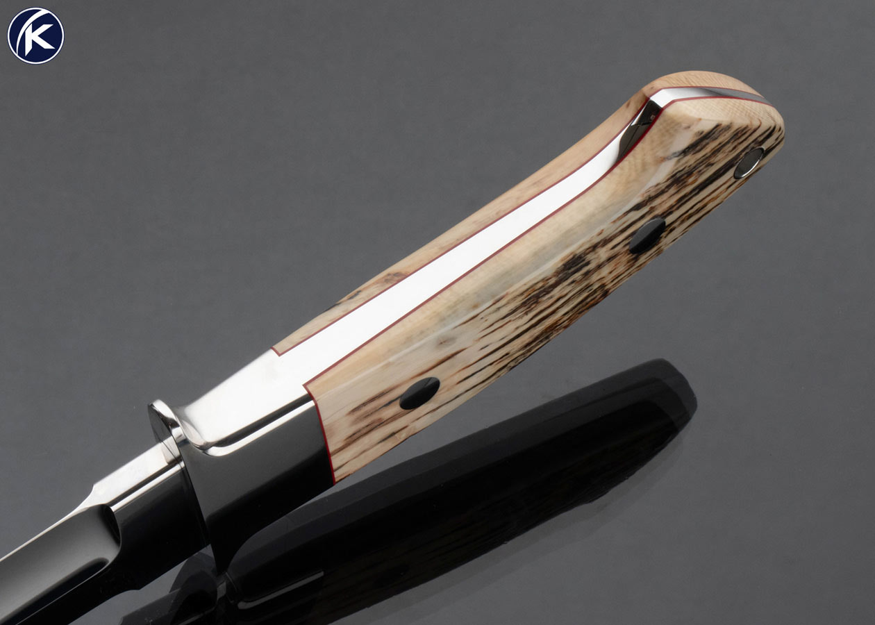 Mamoru Shigeno Custom Knife Bark Mammoth "Bob Loveless" Fighter - Knife ...