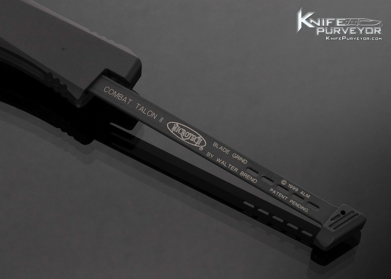 Microtech Custom Knife Combat Talon II Blade Ground by Walter Brend OTF ...
