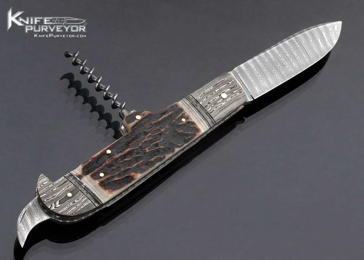 Kay Embretsen Custom Knife Bartenders Knife Sole Authorship Damascus ...