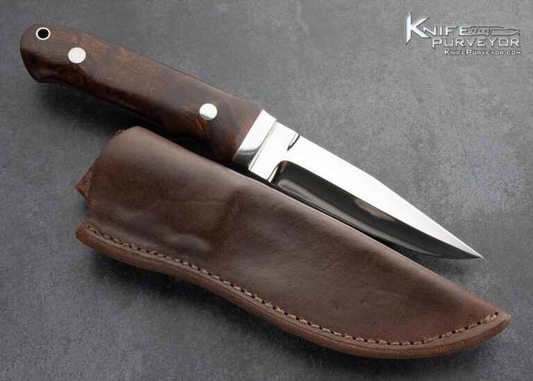 Jim Minnick Custom Knife Desert Ironwood "Hideout" - Knife Purveyor