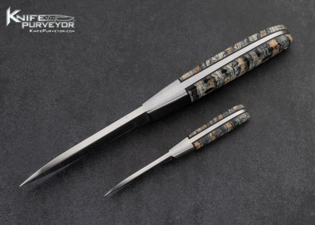 Rod Watts Custom Knife Mammoth Molar Hunter Set - Knife Purveyor