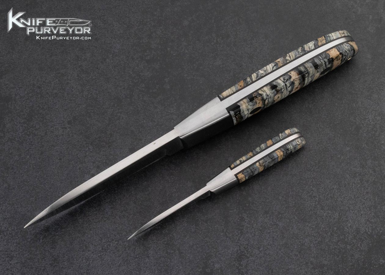 Rod Watts Custom Knife Mammoth Molar Hunter Set - Knife Purveyor