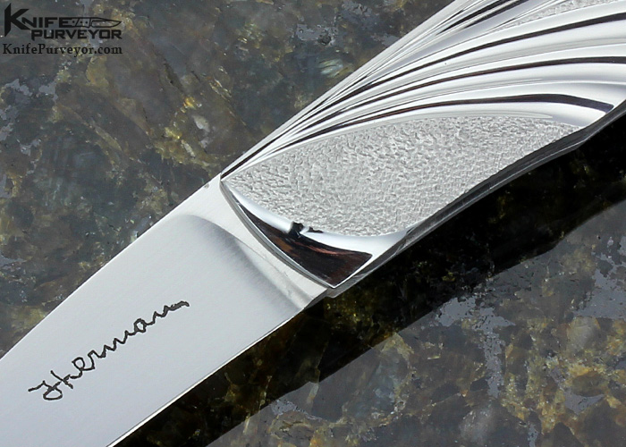 Wolfgang Loerchner & Tim Herman Collaboration Custom Knife Fluted and ...