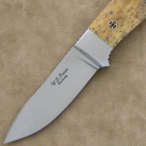 W.D. Pease Custom Knife: Oosic Semi Skinner - Knife Purveyor