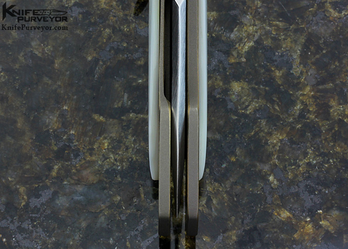 Alan Elishewitz Custom Knife Titanium & Pearl Pharaoh Frame Lock ...