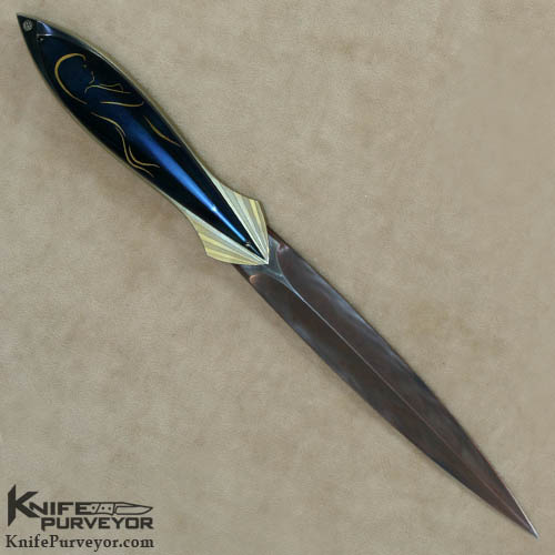 Bertie Rietveld Custom Knife "Flirt" Sole Authorship Dagger - Knife ...