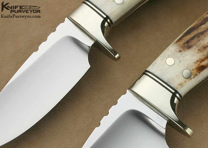 W.C. Johnson Custom Knife Combo Stag Fixed Blades - Knife Purveyor