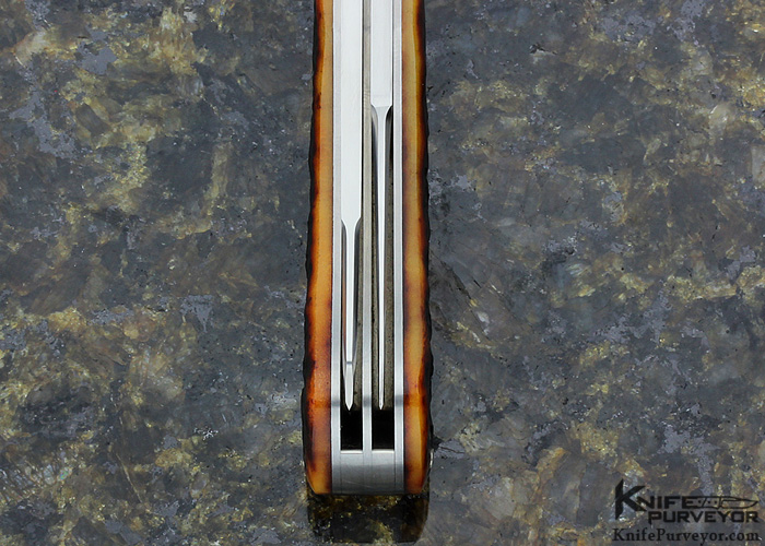 Bill Ruple Custom Knife 2 Blade Jigged Bone Saddlehorn Slip Joint ...