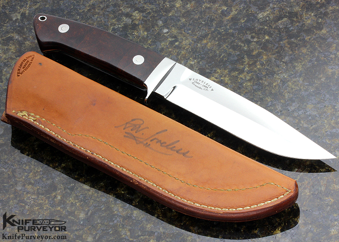 Bob Loveless Custom Knife 40 Year Anniversary "One of a Kind" Desert ...