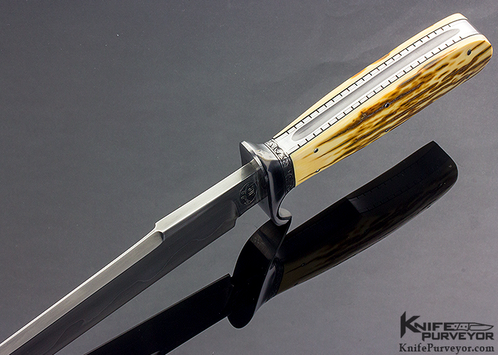 Bruce Bump Custom Knife Sole Authorship Doctor's Bowie with Mammoth ...