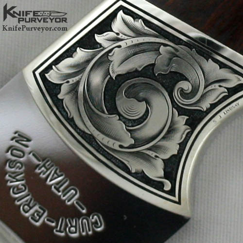 Curt Erickson Custom Knife Steve Lindsay Engraved Hunter - Knife Purveyor