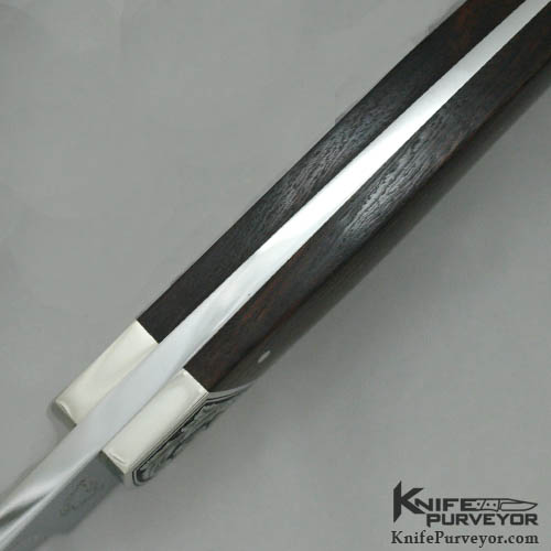 Curt Erickson Custom Knife Steve Lindsay Engraved Hunter - Knife Purveyor