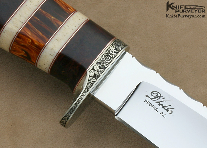 D'Alton Holder Custom Knife "My Knife" Engraved By Bruce Shaw with ...