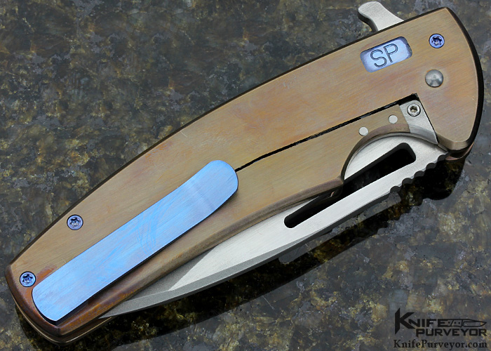 Ferrum Forge Custom Knife Marble Carbon Fiber Deuce Redux - Knife Purveyor