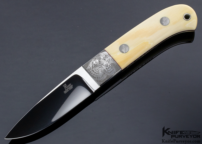 Robby Johnson Custom Knife One of a Kind Drop Point Hunter with ...