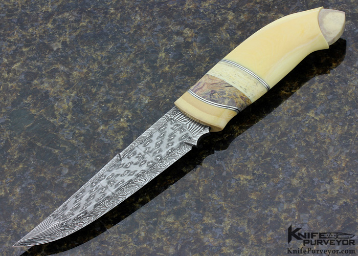 Johnny Walker Nilsson Custom Knife Multibar Mosiac Damascus ...