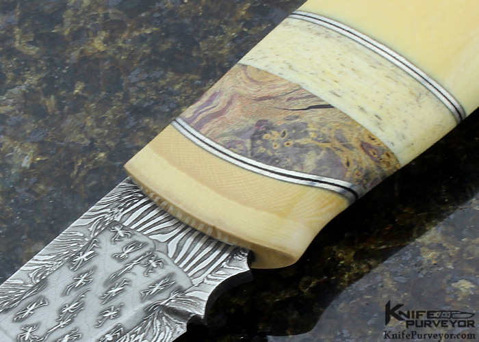 Johnny Walker Nilsson Custom Knife Multibar Mosiac Damascus ...