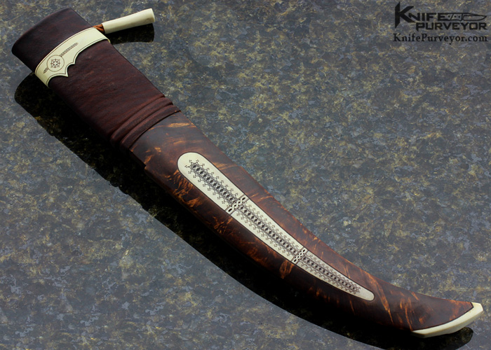 Johnny Walker Nilsson Custom Knife Multibar Mosiac Damascus ...