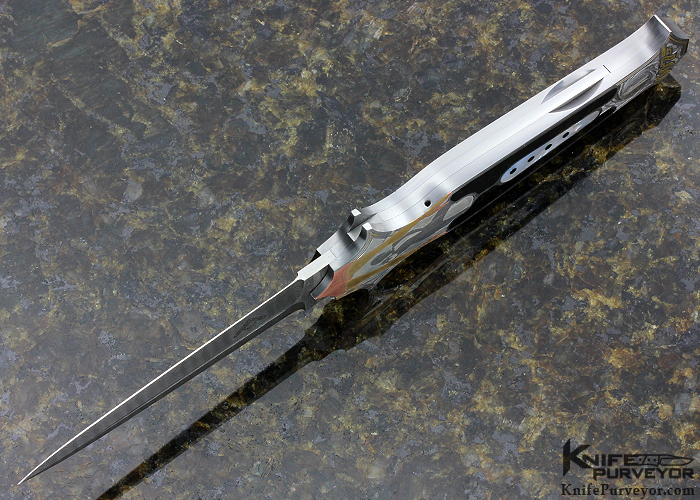 Warren Osborne Custom Knife Jon Robyn Engraved "007 James Bond" "Tuxedo ...